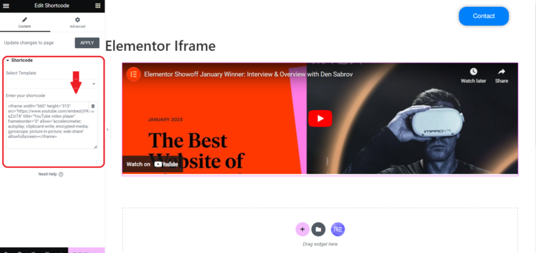 How To Embed Elementor Iframe Widget In Web Pages Dxarslan
