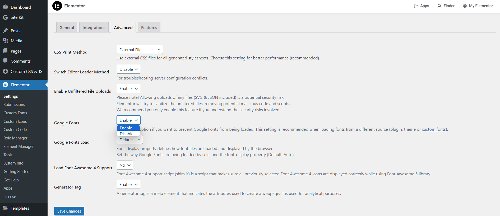 How To Add Font In WordPress Elementor